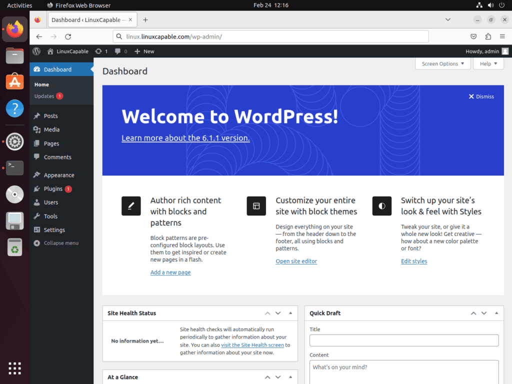 How to Install WordPress with Nginx on Ubuntu 22.04 or 20.04 - LinuxCapable