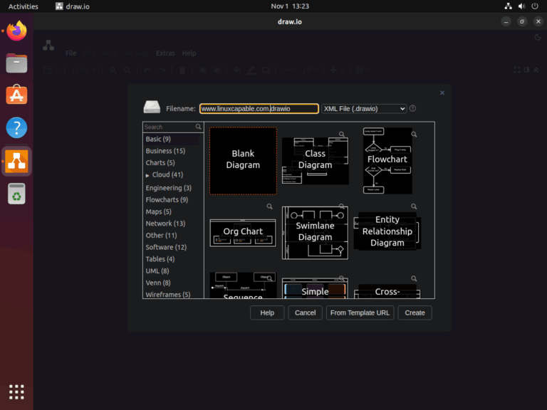 How to Install Draw.io Desktop on Ubuntu Linux - LinuxCapable