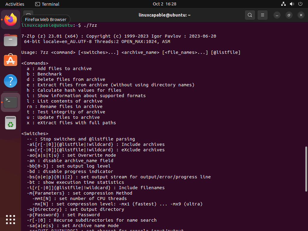 How to Install 7-Zip on Ubuntu 22.04 or 20.04 - LinuxCapable
